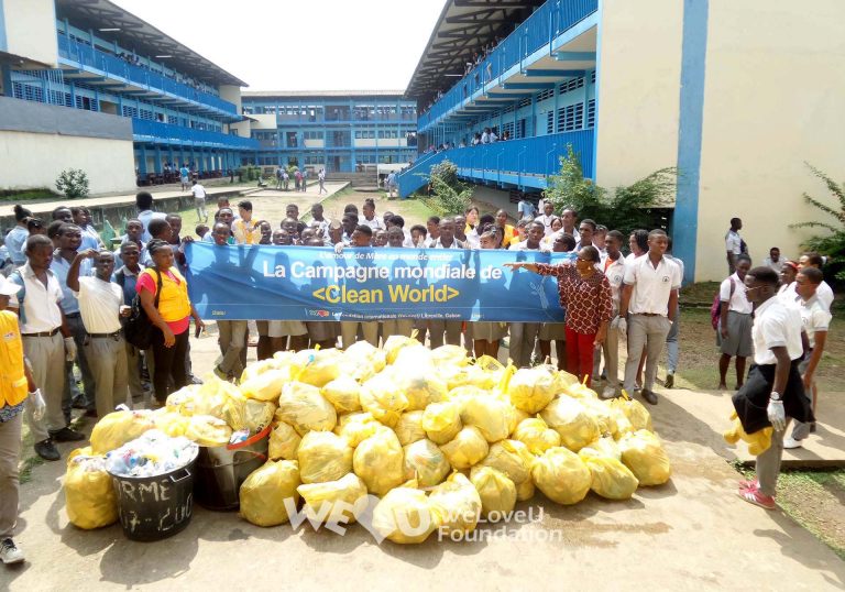 Gabonese High School Students’ Joyful Participation in Clean World ...